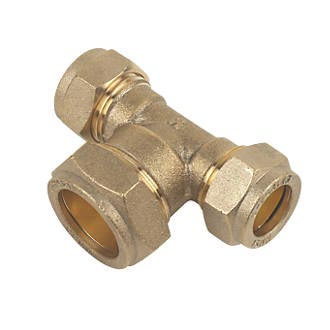 Compression 15 x 15 x 22mm Reducing Tee - Active Plumbing Supplies