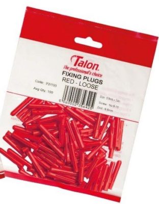 Talon P2/100 Red Plugs Bag Of 100 - Active Plumbing Supplies