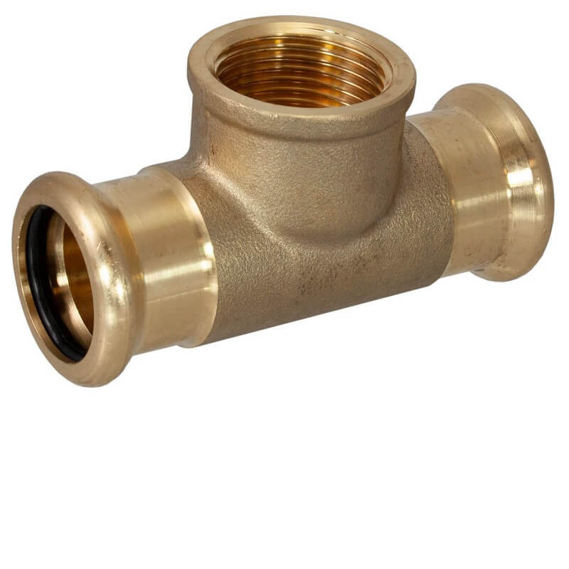 EP PEGASUS PressFit Reducing Tee Female Branch 15mm X 15mm X 1/2 ...